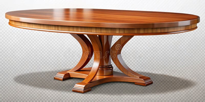 Captivating Dining Table Elegant Curved Wooden Design for a ...
