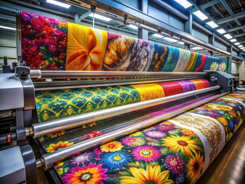 HighPerformance Industrial Fabric Printer Creates Stunning Vibrant ...