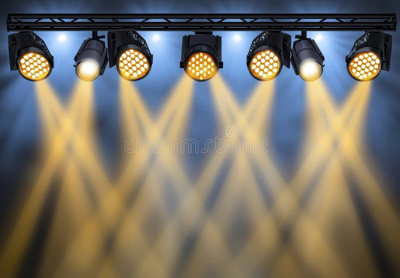 Stage Lighting Brilliance Captivating Beams and Illuminating Effects, a ...
