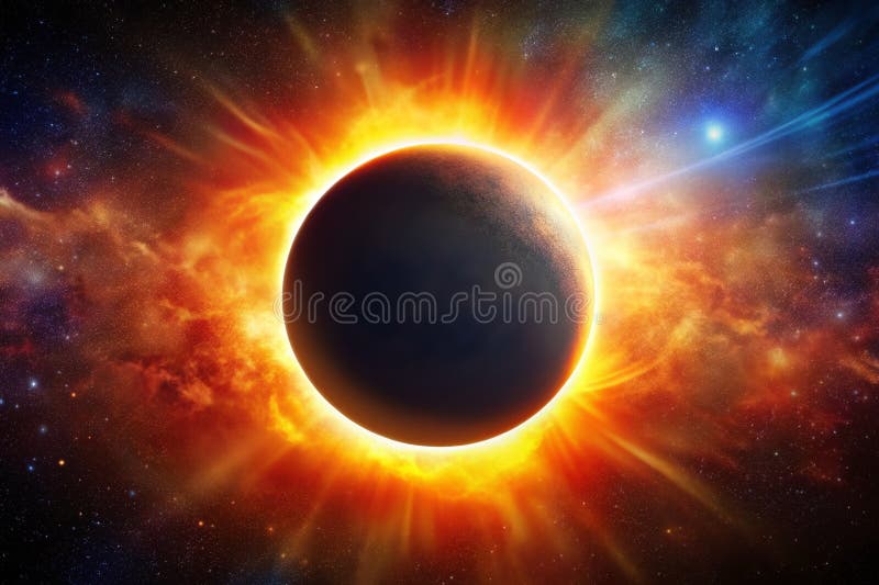 Witness the Majestic Solar Eclipse a Stunning Celestial Event Captured ...