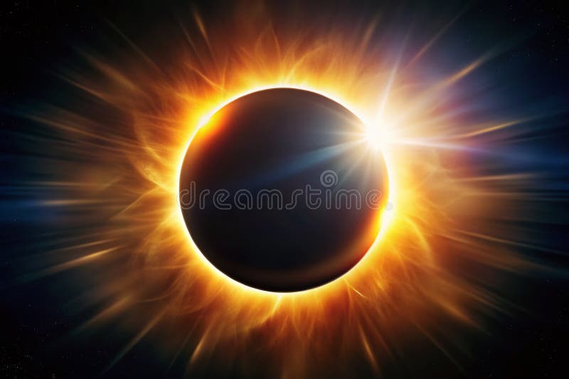 Witness the Majestic Solar Eclipse a Stunning Portrait of Celestial ...