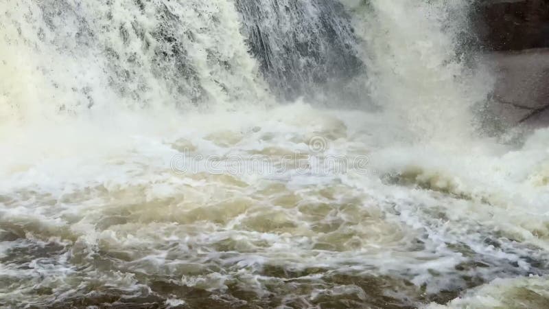 The Dynamic Waterfall Flows Beautifully in Nature, Showcasing Its ...