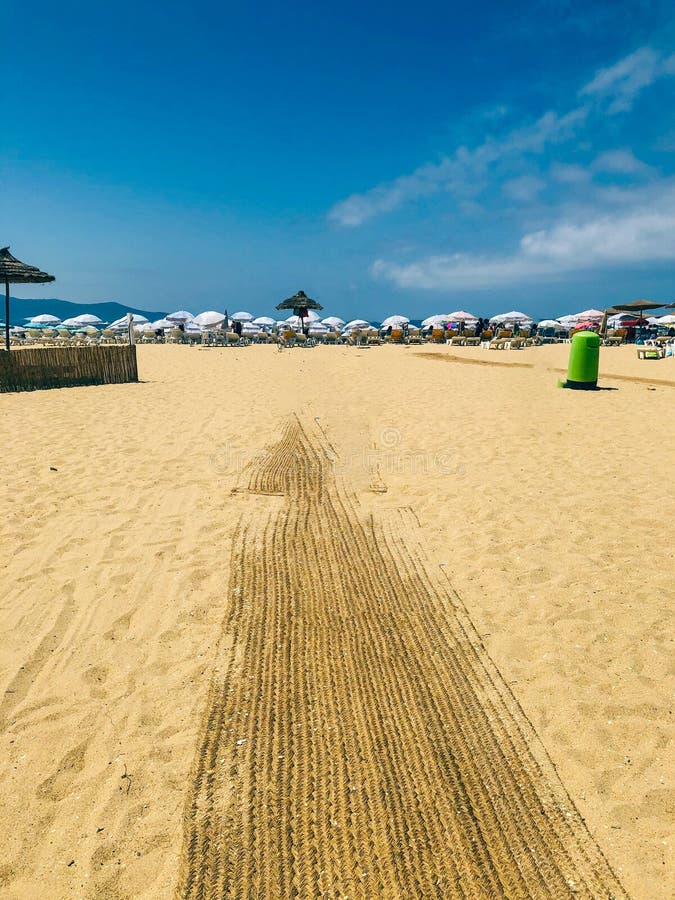 Experience the Beauty of the Marina Smir Beach Entrance Stock Photo ...