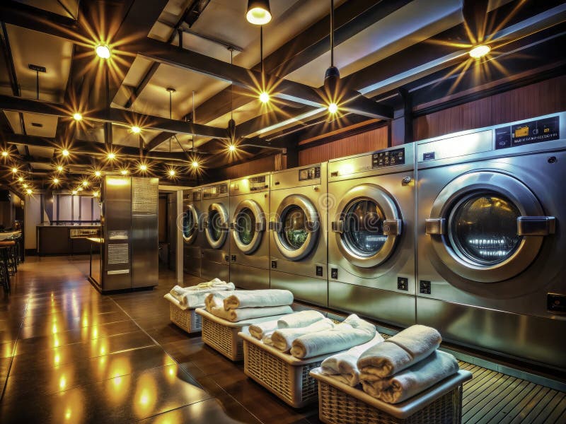 A NightTime Glimpse into a HighEnd Hotels Commercial Laundry ...