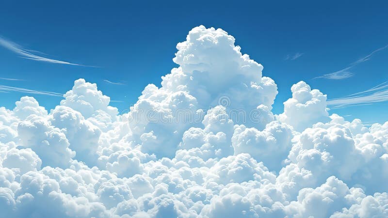 A Tranquil and Serene Seamless Sky Background Perfect for Design ...
