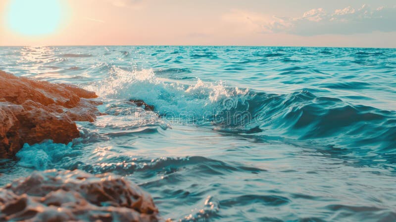 Experience a Breathtaking Coastal View with Sharp Cliffs, Roaring Waves ...