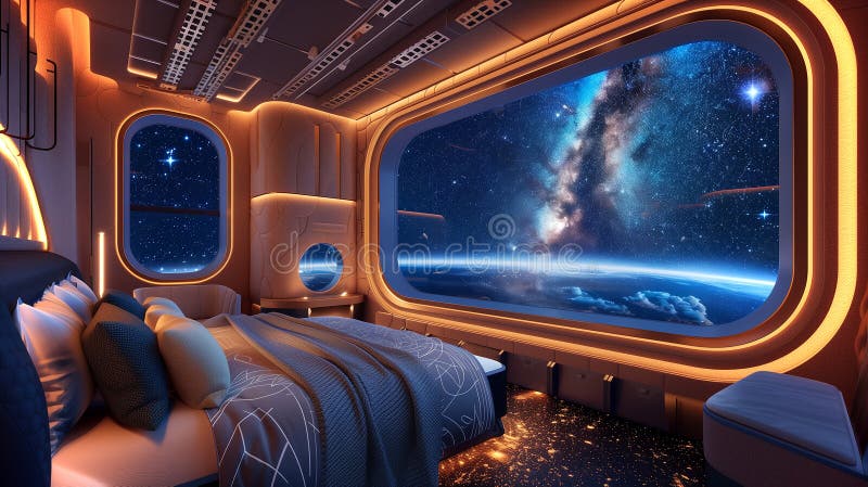 Experience Breathtaking Cosmic Views from a Space Hotel Suite with Zero ...