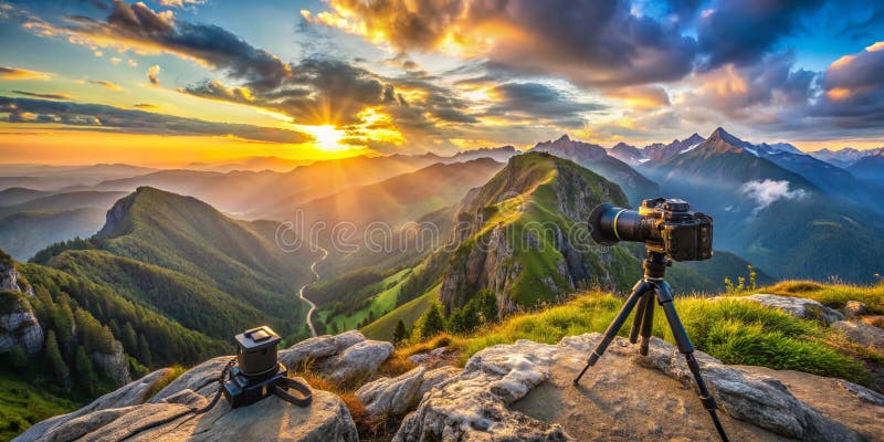 Capturing Majestic Mountain Scenery DSLR Vs Action Camera a Panoramic ...