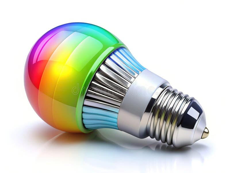 Brilliant EnergySaving LED Light Bulb a HighQuality Image of Modern ...