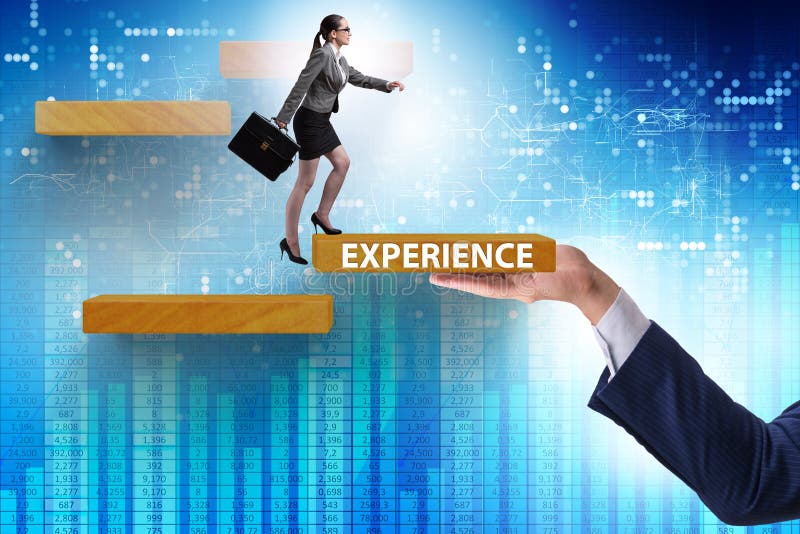 Experience Business Concept with Businesswoman Stock Photo - Image of ...