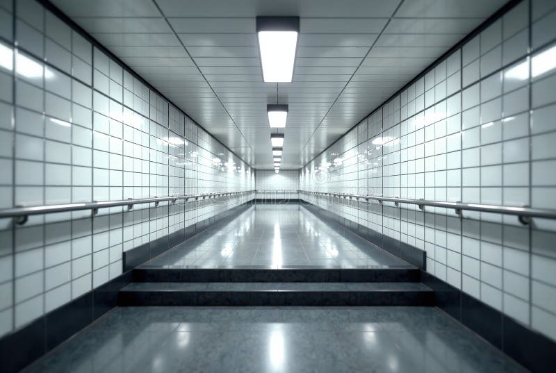 Stunning 3D Visualization of a Modern Underground Passageway ...