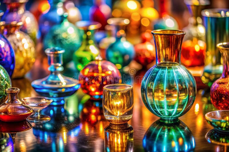 Stunning TiltShift Photography 3D Rendered Glass Shapes Vibrant ...
