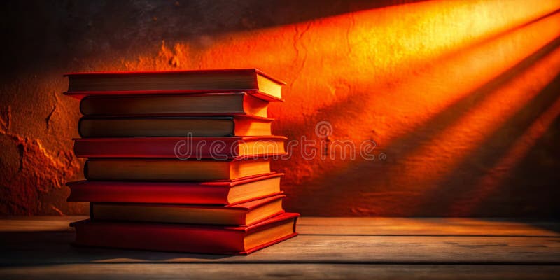 Captivating Silhouette Photography of Stacked Books Dramatic Shadows ...