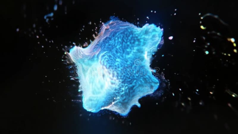 A Mesmerizing Abstract Animation Featuring a Dynamic Shape in Motion ...