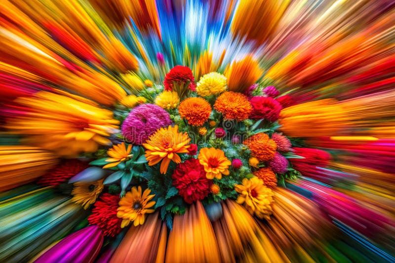 Vibrant Abstract Art: a Dynamic Fusion of Color and Random Patterns ...