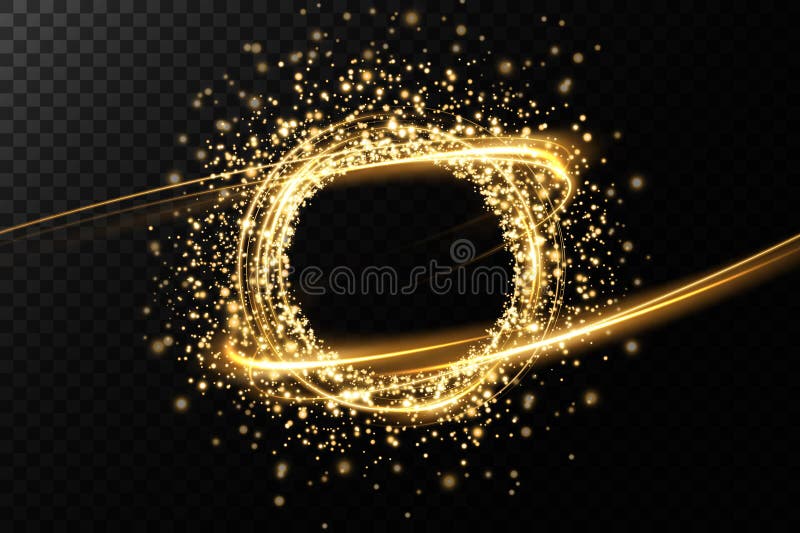 Experience the Captivating Golden Sparkle Effect Featuring Vibrant ...