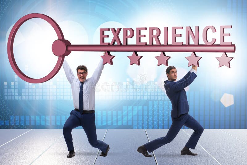 Experience and Competence Concept with Key Stock Illustration ...