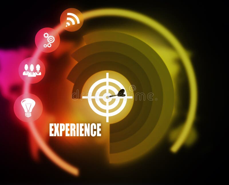 Experience Concept Plan Graphic Stock Photo - Image of management ...