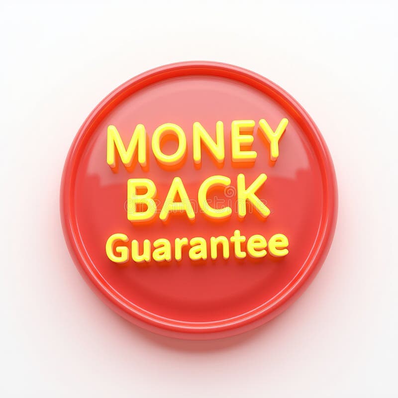 Radiant MoneyBack Guarantee Button a Modern Symbol of Financial ...