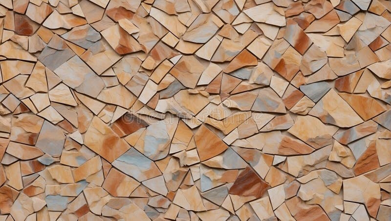 Dazzling Patchwork Harmony: Mosaic Sandstone Delight. AI Generate Stock Image - Image of mosaic ...
