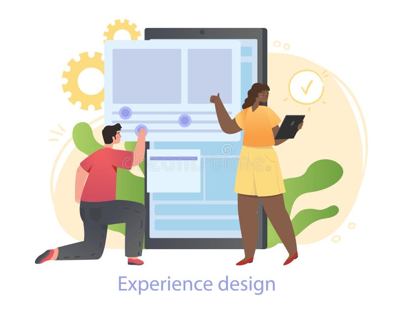 Experience design concept stock vector. Illustration of software ...