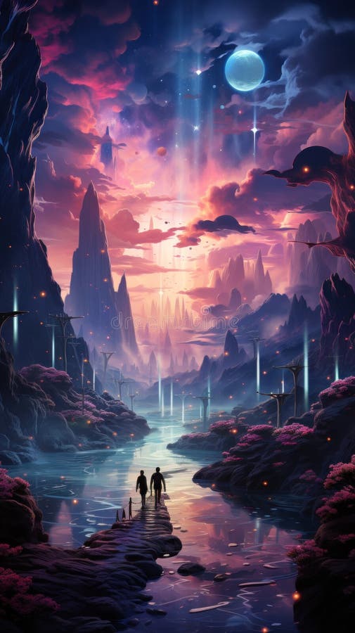 Experience the Divine, Walking into Heaven S Embrace. Created with ...