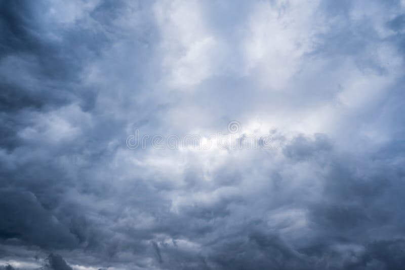 An Enigmatic and Dramatic Cloudy Sky Depicting Turbulent Weather ...