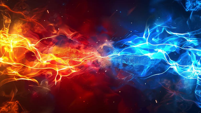 Elemental Battle Stock Illustrations – 116 Elemental Battle Stock ...