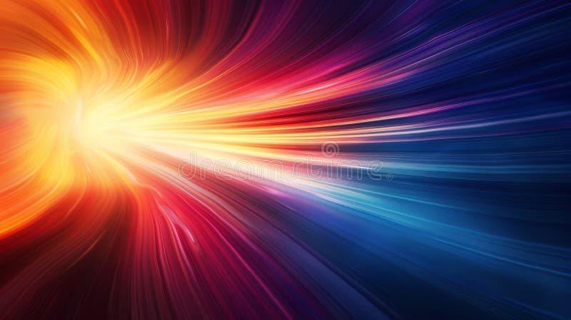 Experience Dynamic Colorful Light Streaks in Motion, Creating a Vibrant ...