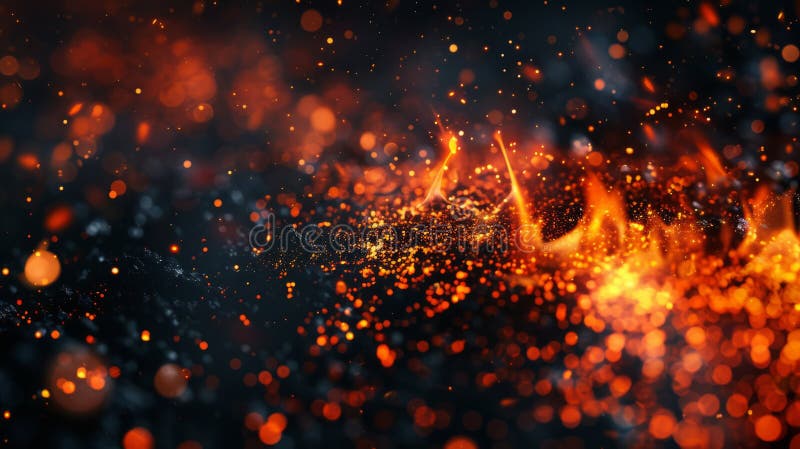 Experience Dynamic Fire Particles with Glowing Embers and Stunning ...