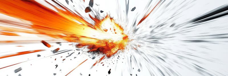 Experience a Dynamic Manga Explosion Effect that Features Captivating ...