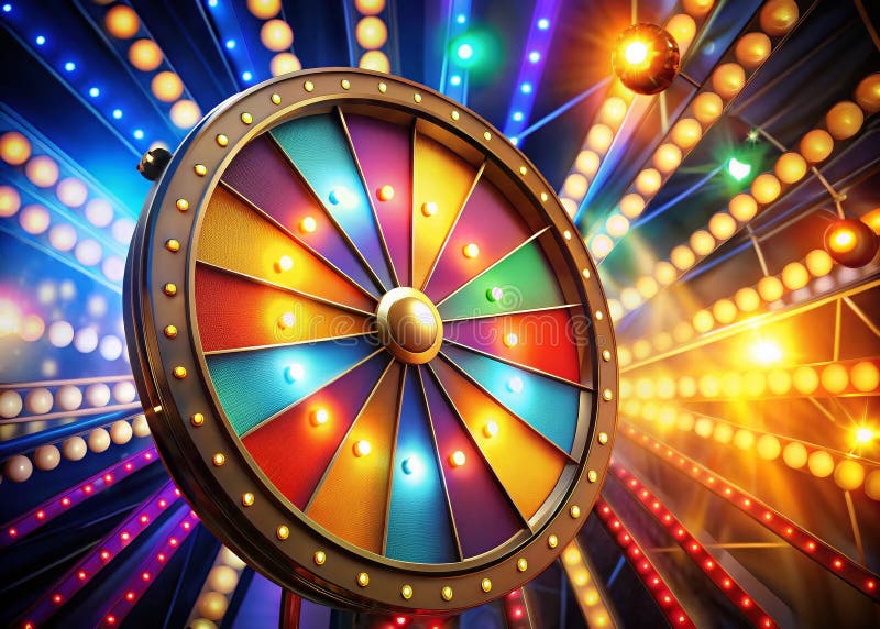 A Sparkling Night of Prizes Capture the Excitement of a Spinning Prize ...