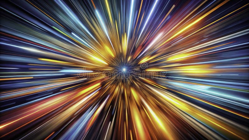 Dynamic Abstract Comic Book Explosion: a Vector Illustration Featuring ...