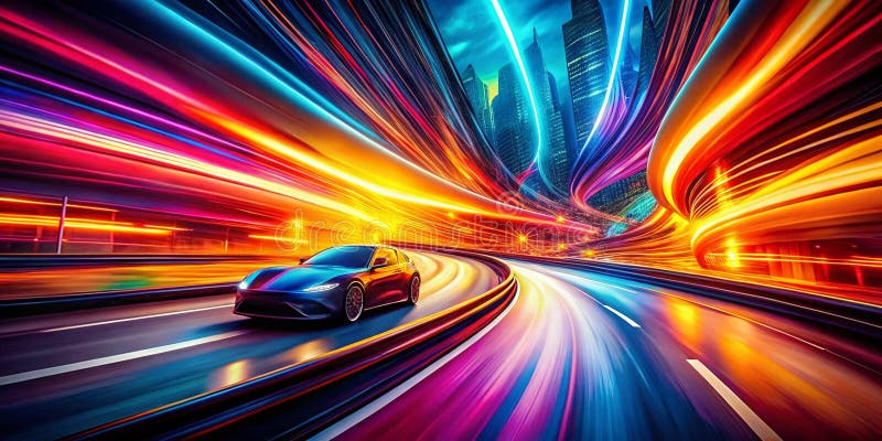 Dynamic Racing Lines a Futuristic Abstract Background for Speed Motion ...