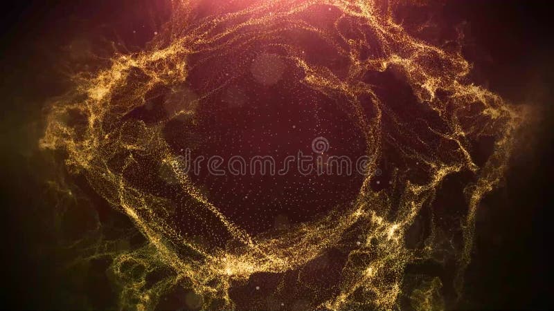 Abstract Colorful Particles Explosion. Beautiful Splashes of Particles ...