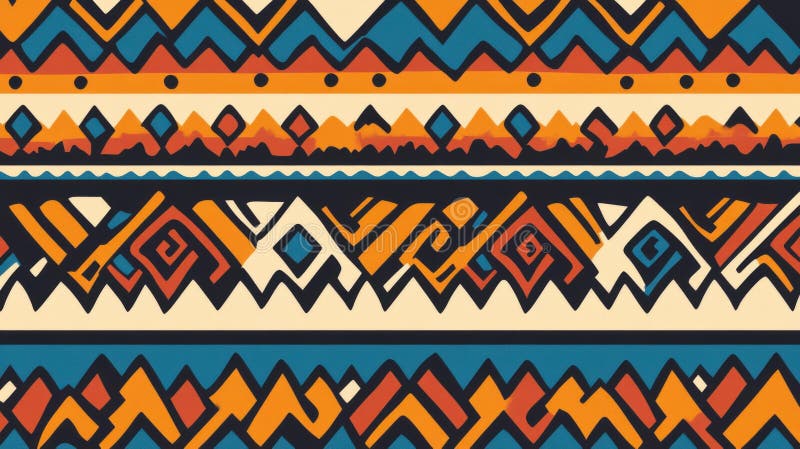 Experience the Elegance of Asante with this Dynamic Seamless Pattern ...
