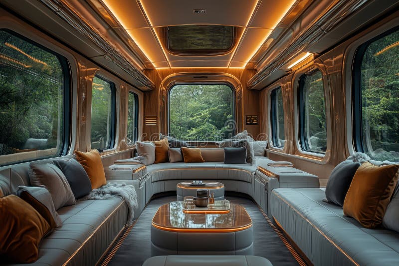 Experience the Elegance of Luxury Train Travel with Modern Design and ...