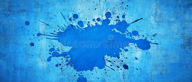 Dynamic Blue Splatter Background Grunge Texture with Vibrant Cobalt ...