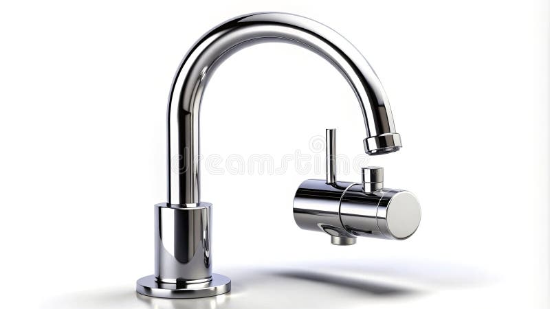 Modern Chrome Kitchen Mixer Tap: Sleek Design, Luxury Finish, and 3D ...