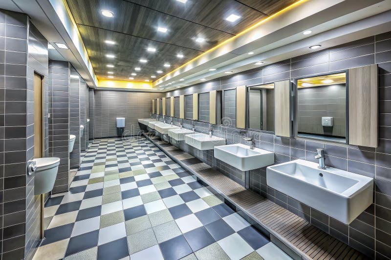 Contemporary Public Restrooms Stylish and Clean Design for a Modern ...