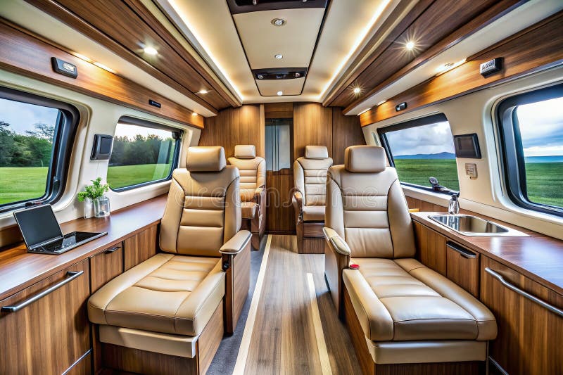 Unveiling a Minimalist Luxury Van Modern Interior Design for Effortless ...