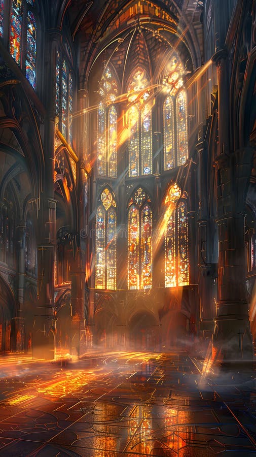Experience the Ethereal Ambiance of a Gothic Cathedral Interior ...