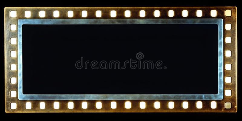 Vintage 35mm Blank Film Negative Scan a Timeless Empty Frame for Retro ...