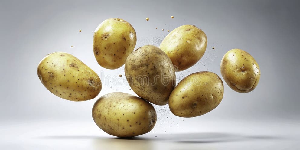 A Surreal Dance of Potatoes Whimsical Food Photography Featuring ...