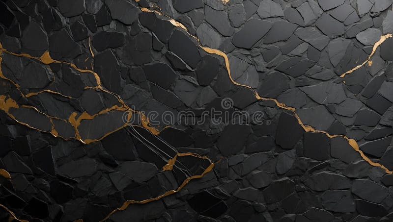 Luxurious Onyx Flow: Slate Background Opulence. AI Generate Stock ...