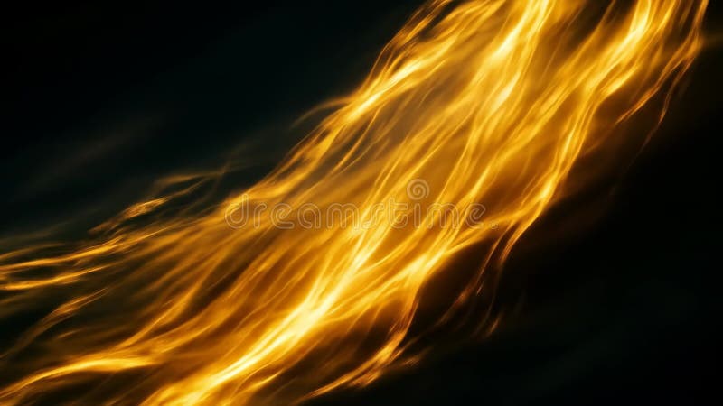 Experience the Flowing Dance of Golden Energy As Light Streams and ...