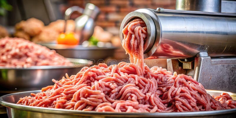 A Panoramic View of Fresh Ground Chicken from FarmtoTable Preparation ...