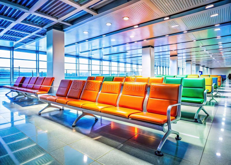 Accessible Airport Seating Modern Design Stock Illustrations – 5 ...