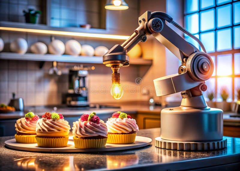 Automated Cake Decorating Robotic Arm Precision and Culinary Innovation ...