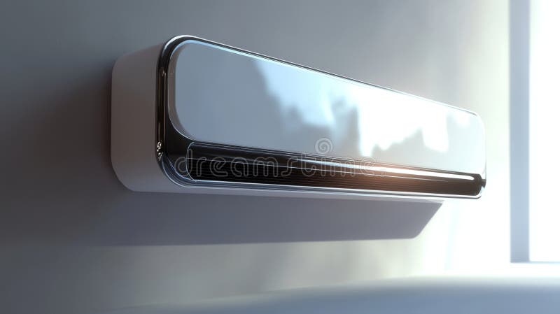 Sleek Silent a Minimalist HVAC System with Ambient Lighting Design for ...